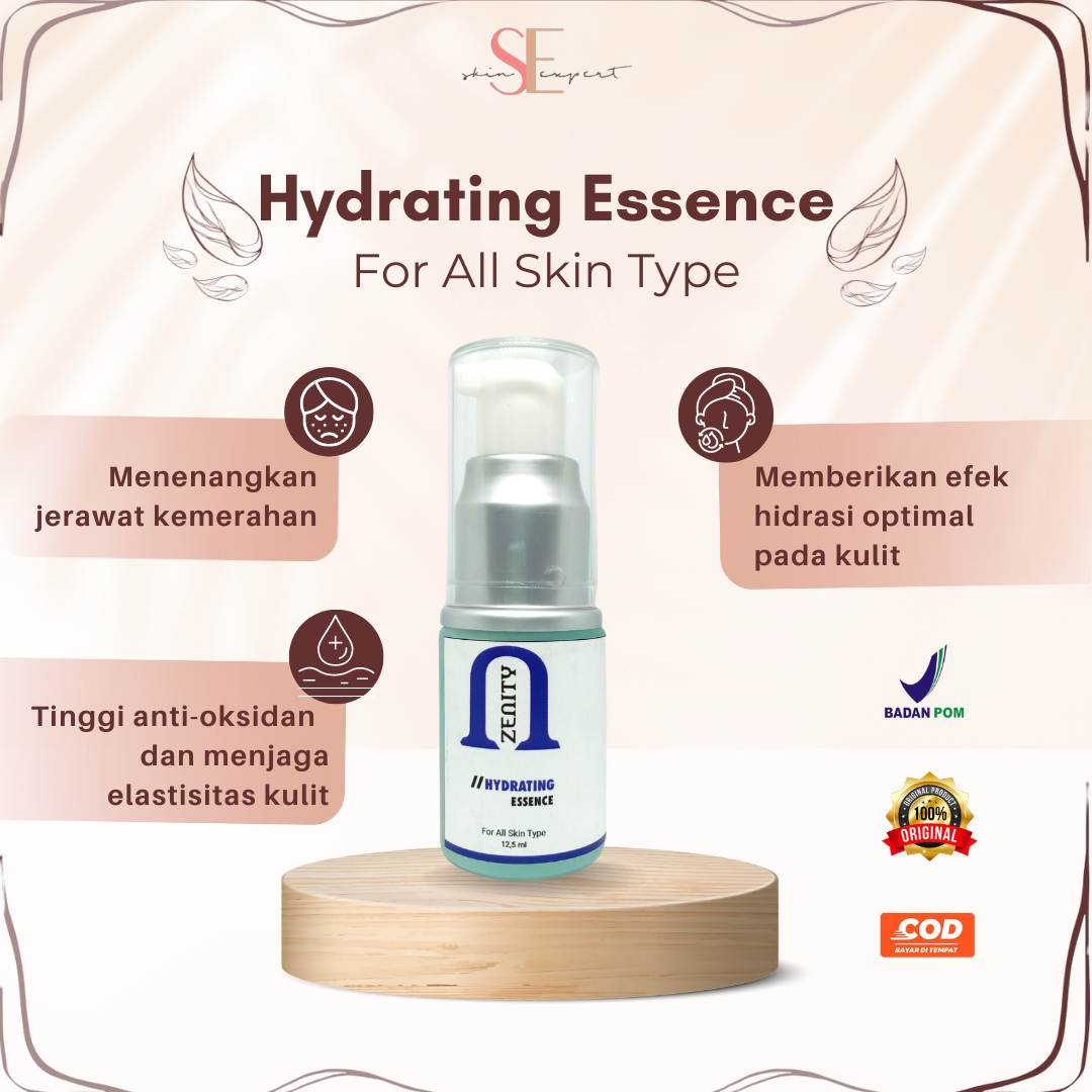 Serum Wajah Hidrasi Hydrating Essence Zenity | Skinexpert.id ...